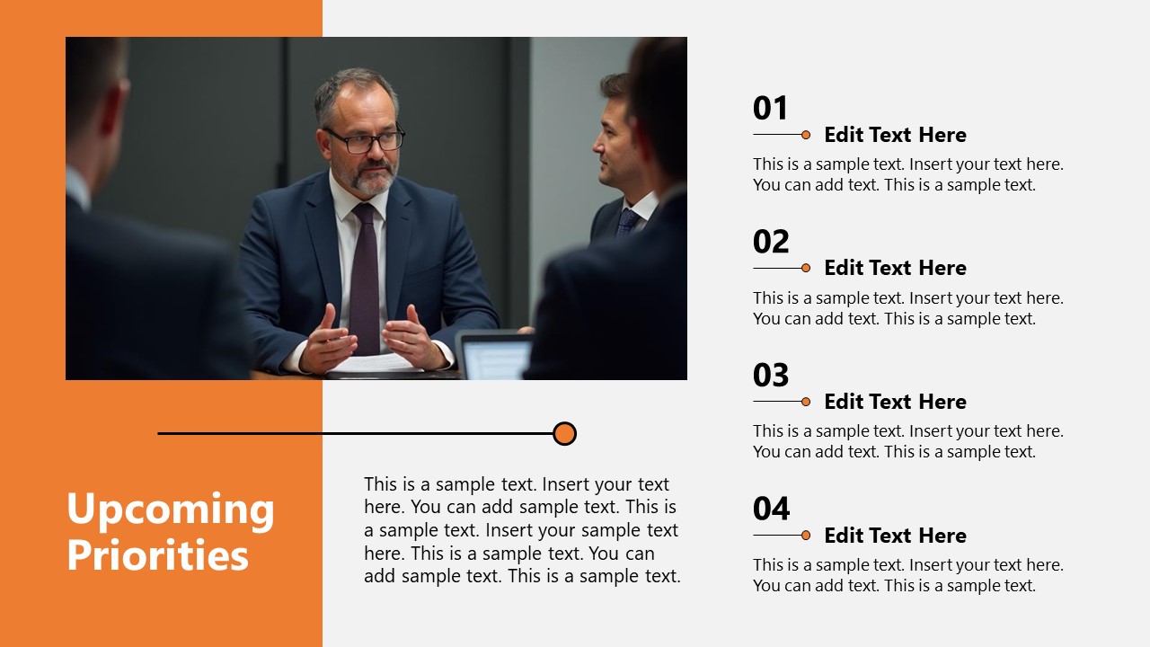 Business Leadership Summary Deck PowerPoint Template