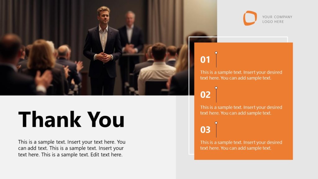 Thank You Slide - Business Leadership Summary Deck - SlideModel