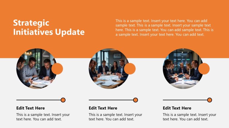 Strategic Initiatives Update Slide - Business Leadership Deck - SlideModel