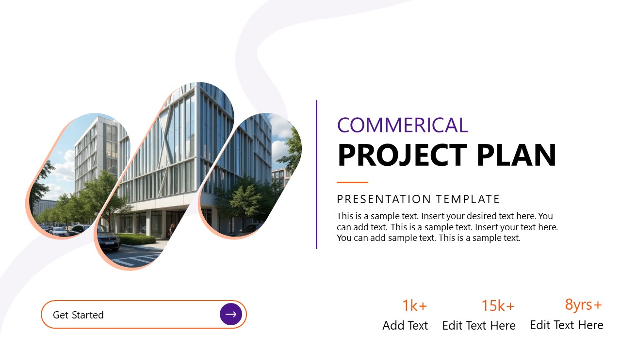 Commercial Project Plan PowerPoint Template