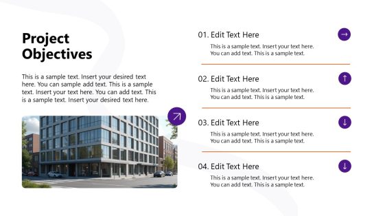 Project Objectives Slide Template