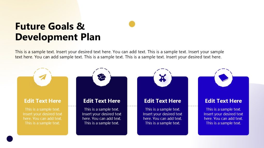 Future Goals & Development Plans Presentation Slide - SlideModel