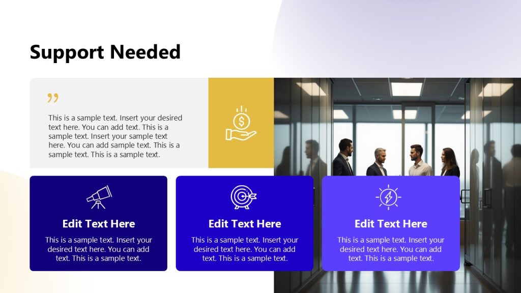 Support Needed - Self-appraisal PPT Slide Template - SlideModel