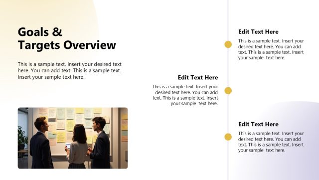 Goals and Target Overview - Self Appraisal Presentation Template ...