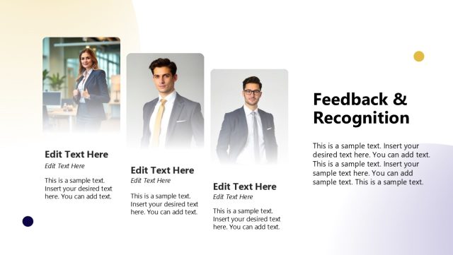 Editable PPT Slide for Feedback & Recognition for Self-appraisal ...