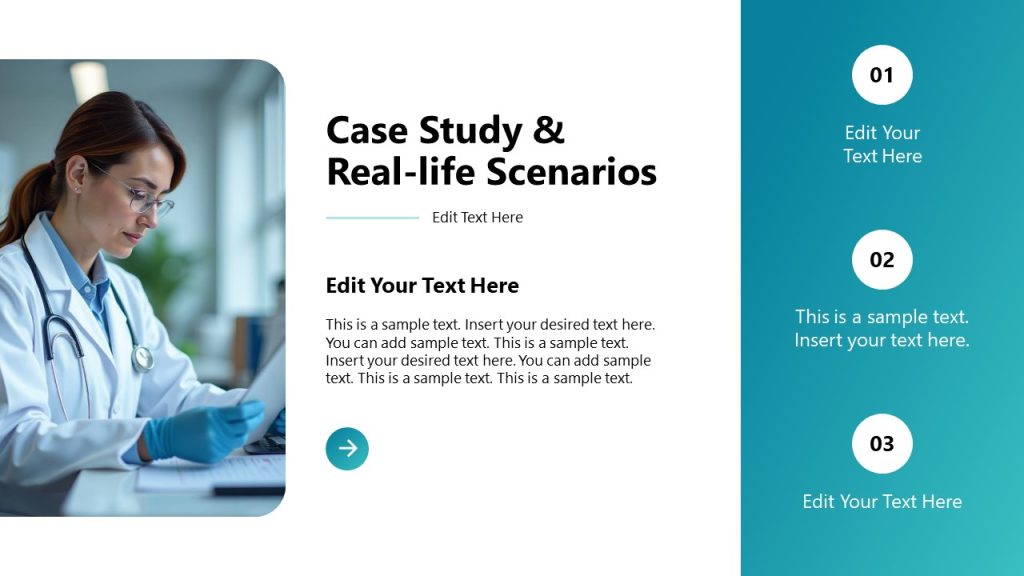 Case Study & Real Life Scenerios Presentation Slide - SlideModel