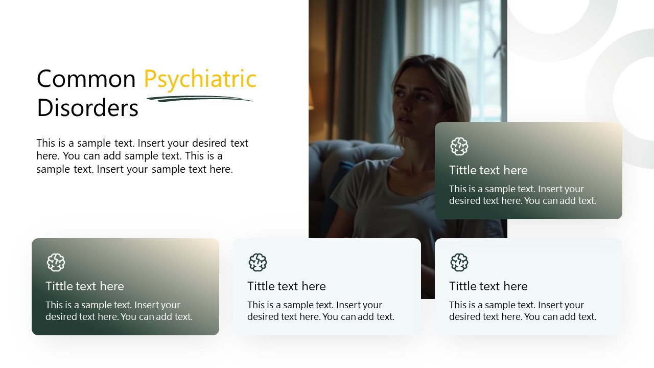 Common Psychiatric Disorders Presentation Slide Template - SlideModel