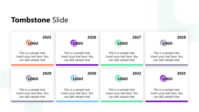 Tombstone Slide with Multiple Segments - SlideModel