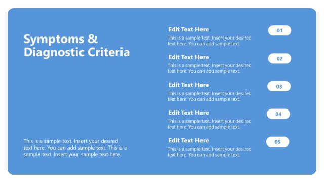 Editable Symptoms & Diagnostic Criteria Slide for ADHD Template ...