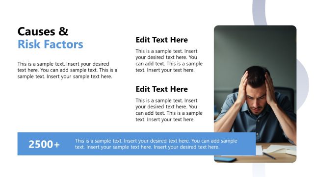 Causes & Risk Factors PowerPoint Slide - ADHD Template - SlideModel