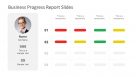 Business Progress PowerPoint Report Slide - SlideModel