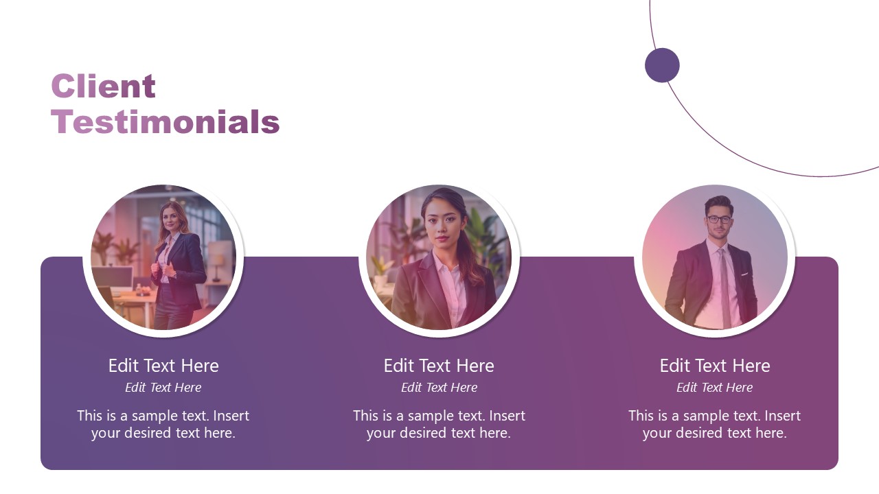 Professional Business Profile PowerPoint Template