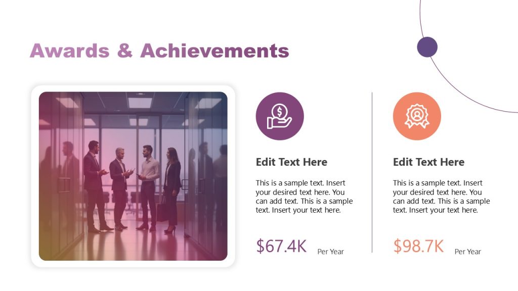 Awards & Achievements Slide Template