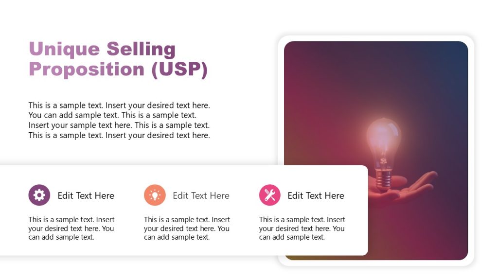 Unique Selling Proposition Slide Template
