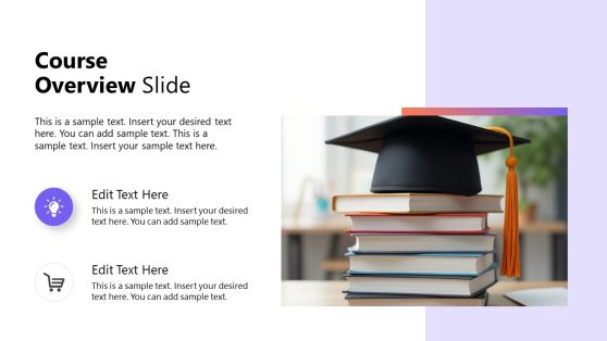 Course Overview Slide with Text - SlideModel