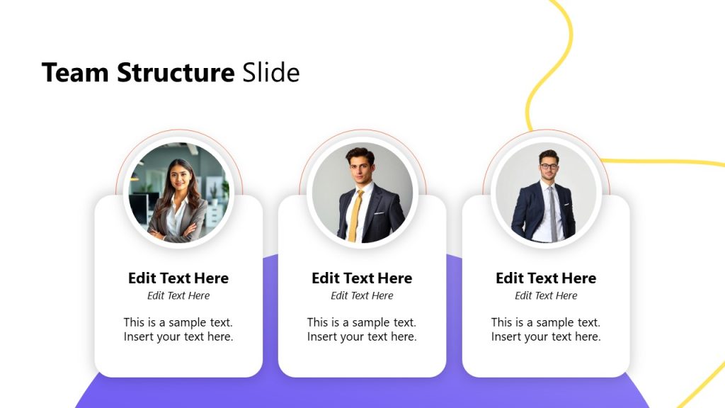 Team Structure Slide with Images - SlideModel