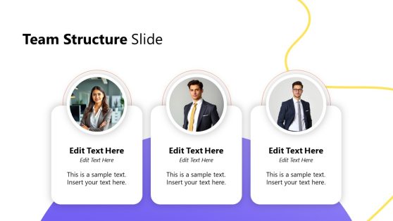 Team Structure Slide with Images - SlideModel