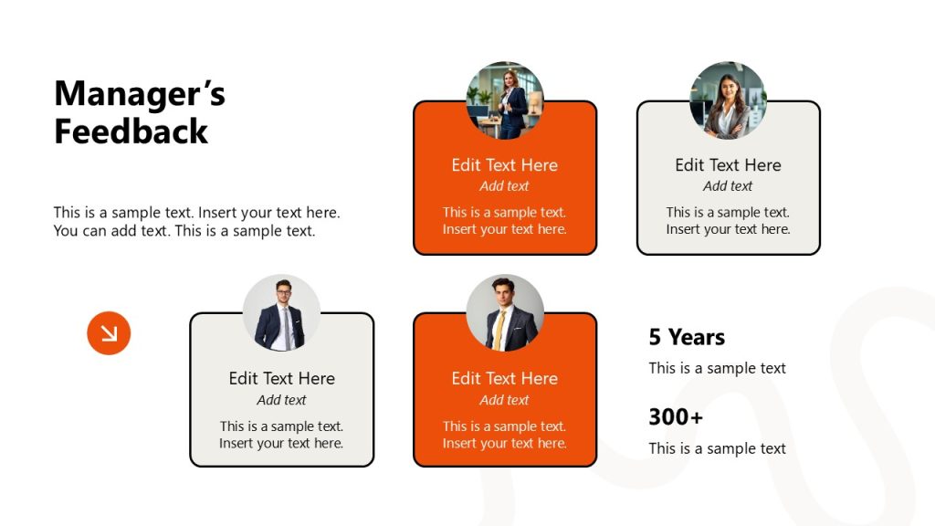 Manager's Feedback Slide Template