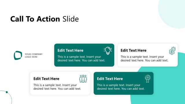 Editable CTA Slide for Capabilities Template - SlideModel