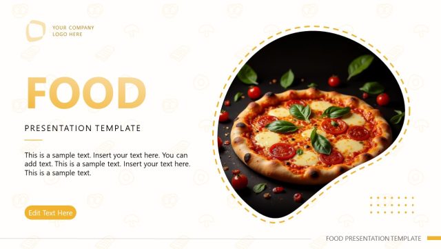 Cover Slide - Food Business Profile Template - SlideModel