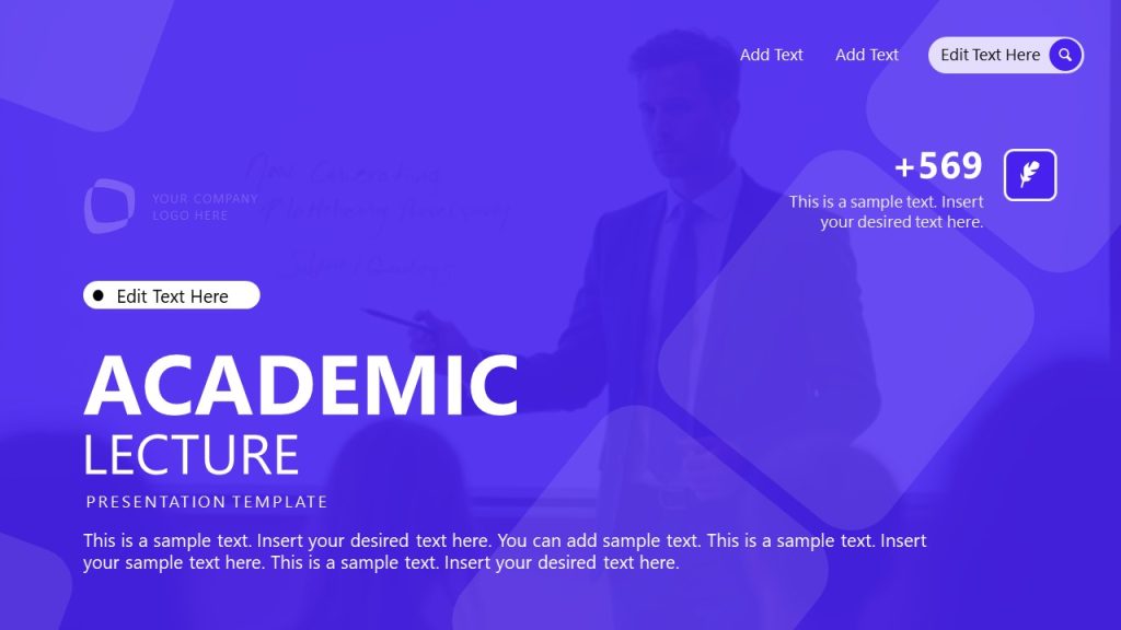 Academic Lecture Slide Template