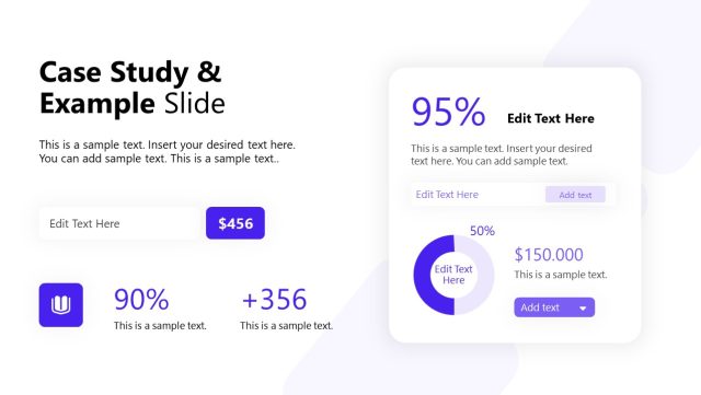 Case Study & Example Slide Template