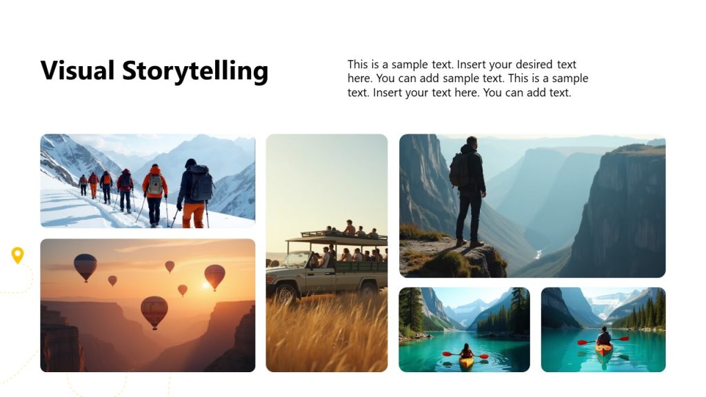 Visual Storytelling Slide with Multi-Segment Images Arrangement ...