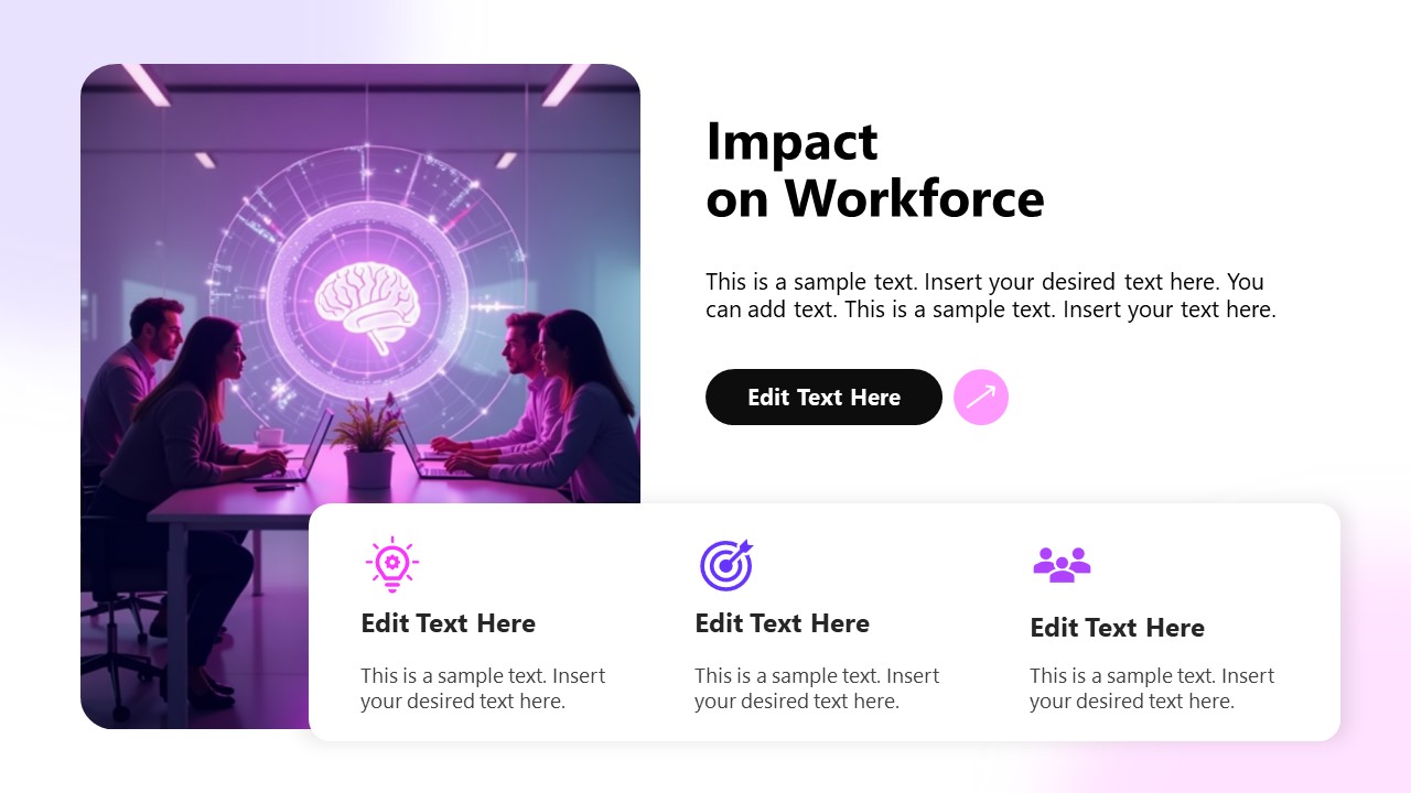AI Driven Change Management PowerPoint Template - SlideModel