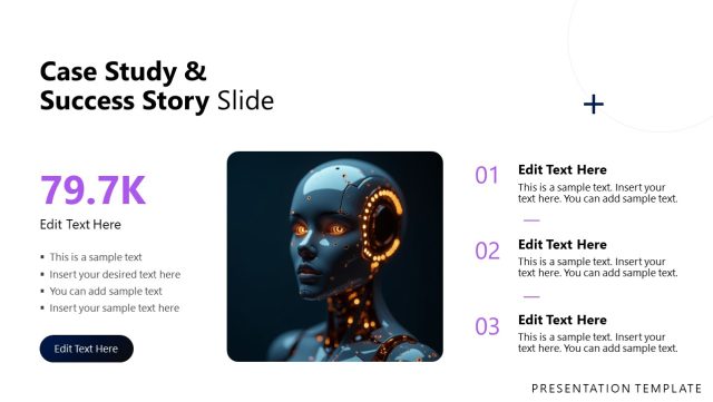 Case Study & Success Story Slide - Digital Transformation PPT Template ...