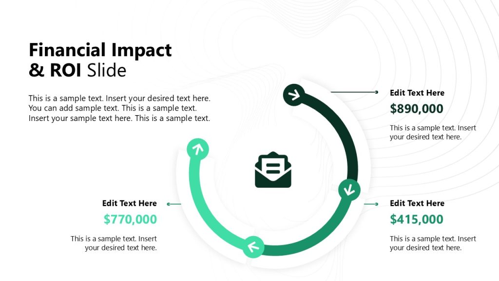 Financial Impact & ROI Slide - Management Consulting Presentation ...