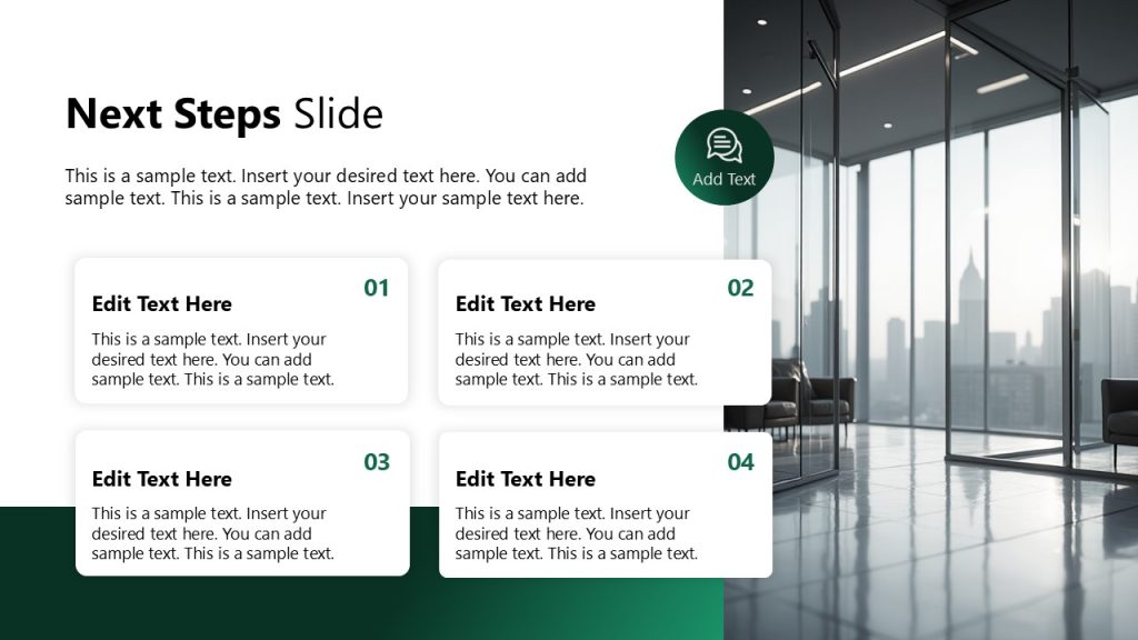 Next Steps Slide for PowerPoint - Management Consulting Template ...