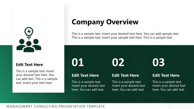 Company Overview PowerPoint Slide - Management Consulting Template ...