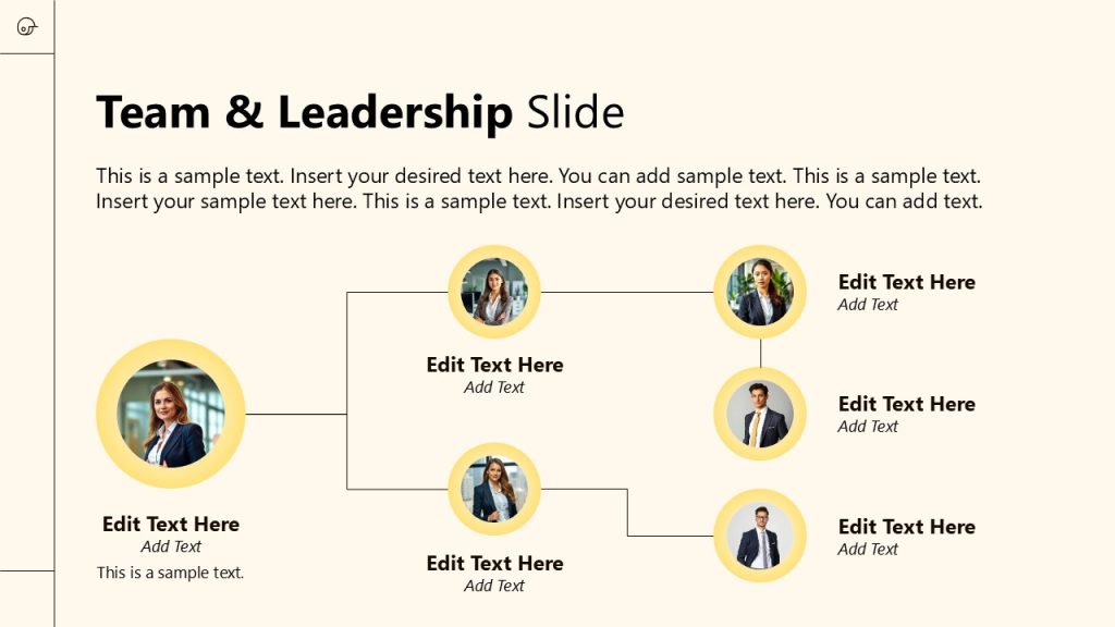Org Chart Slide for Team & Leadership Presentation - SlideModel