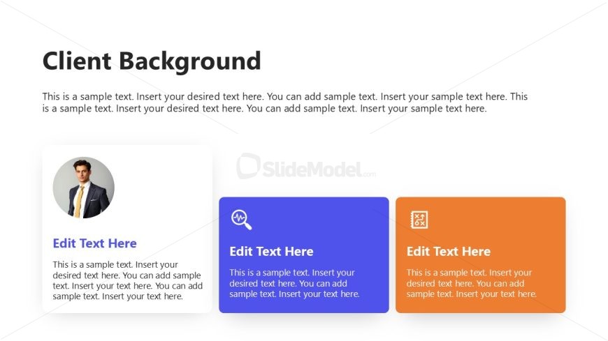 Client Background PPT Presentation Slide - SlideModel
