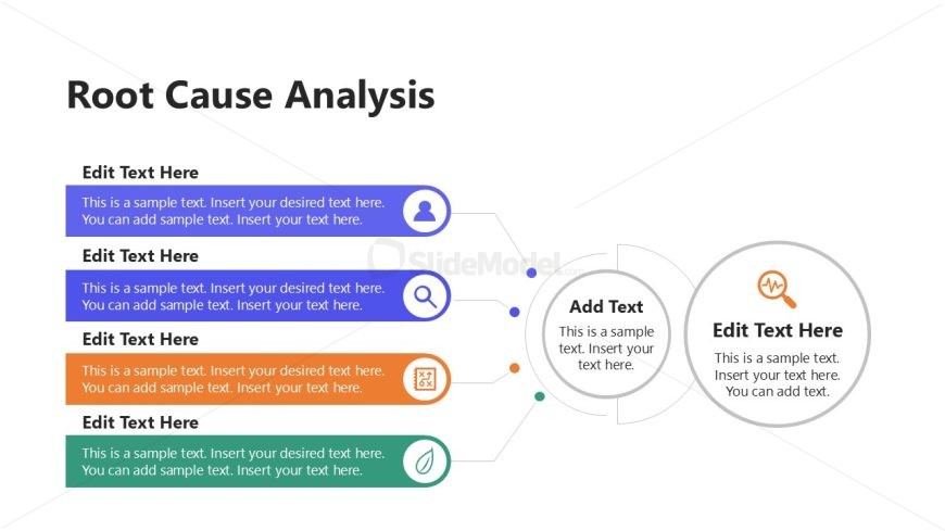 Root Cause Analysis Slide with Long Bars - SlideModel
