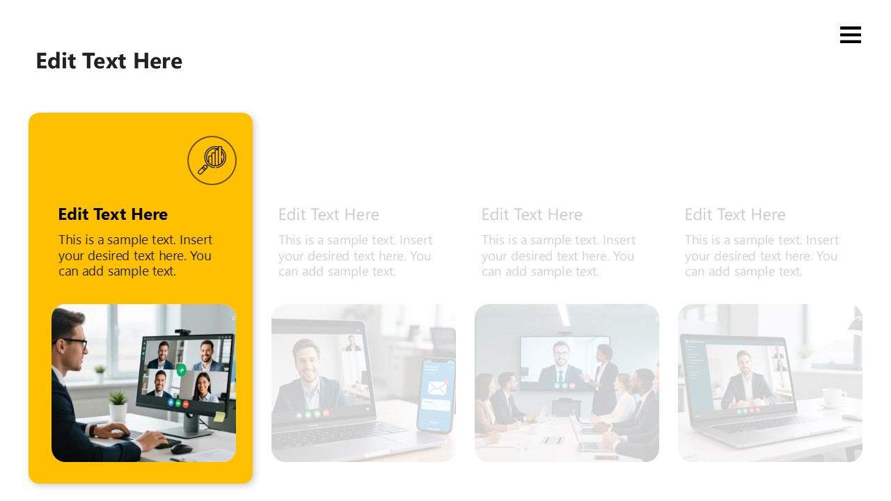 Self Introduction Slide with Focus Effect - SlideModel