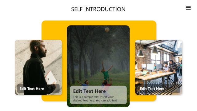 Editable Self Introduction PPT Template - SlideModel