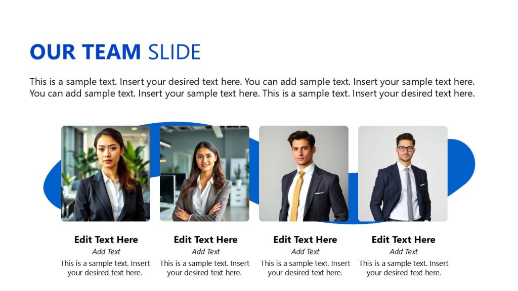 Project Team Members Visualization Slide - SlideModel
