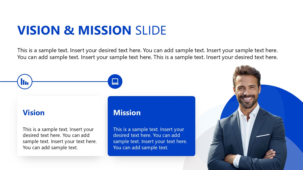 Vision & Mission Slide - Corporate Profile PPT Template - SlideModel