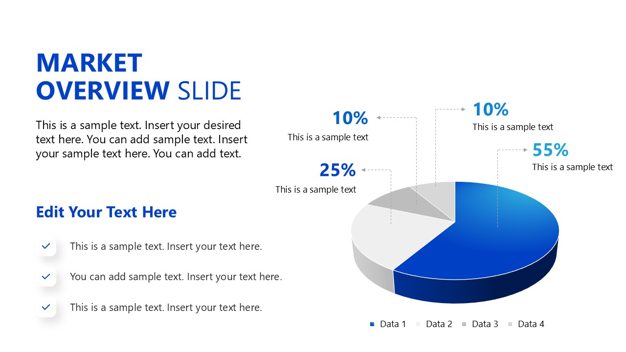 Editable Corporate Pro Slide for Market Overview Presentation - SlideModel