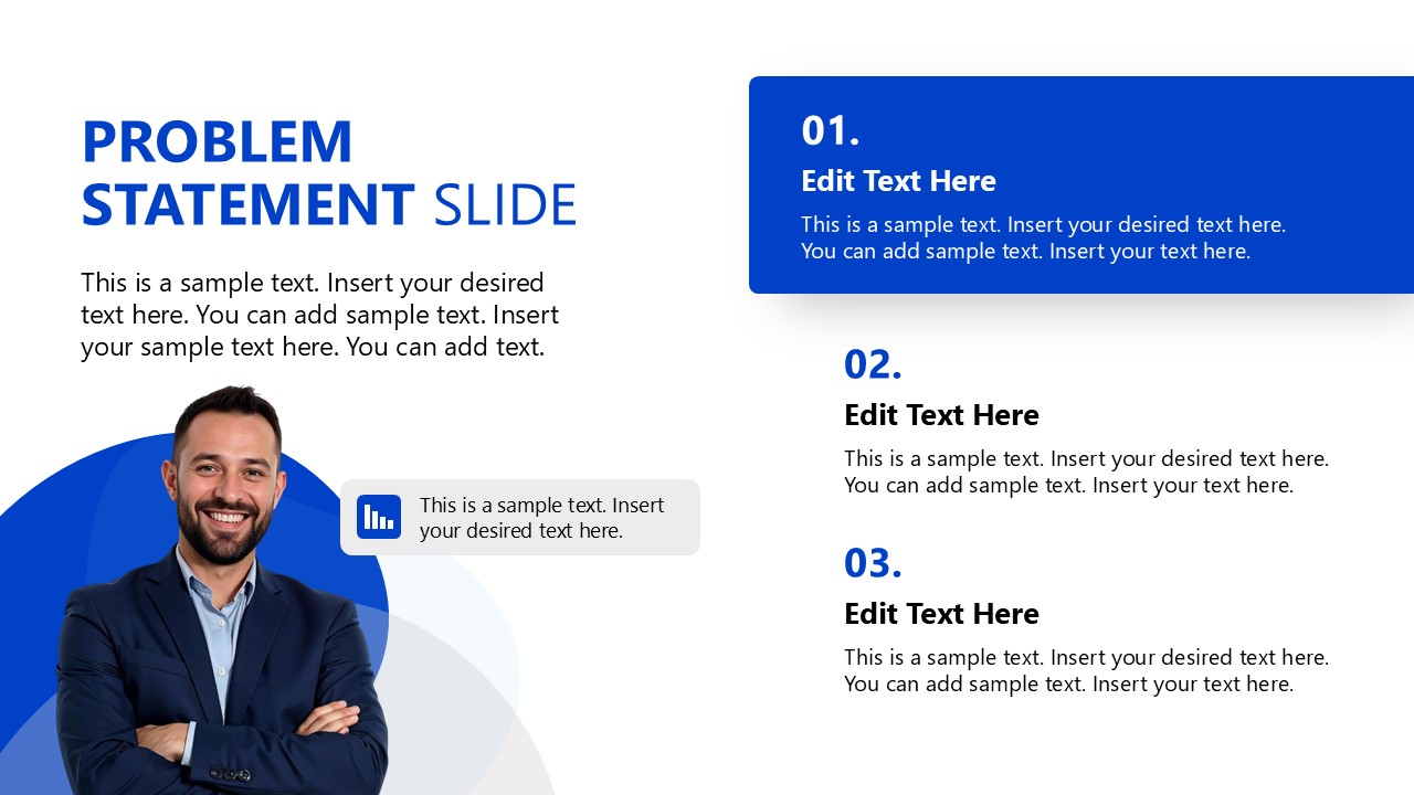 Problem Statement PPT Slide - Corporate Pro Template - SlideModel