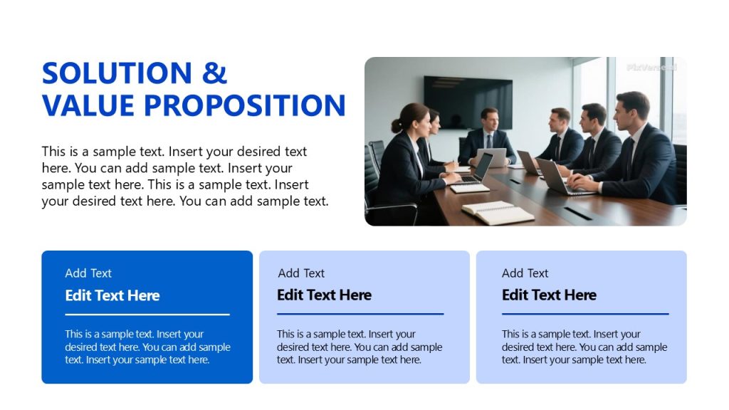 Soluton & Value Proposition Slide - Corporate Pro Template - SlideModel