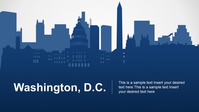 Washington D.C. PowerPoint Maps - SlideModel