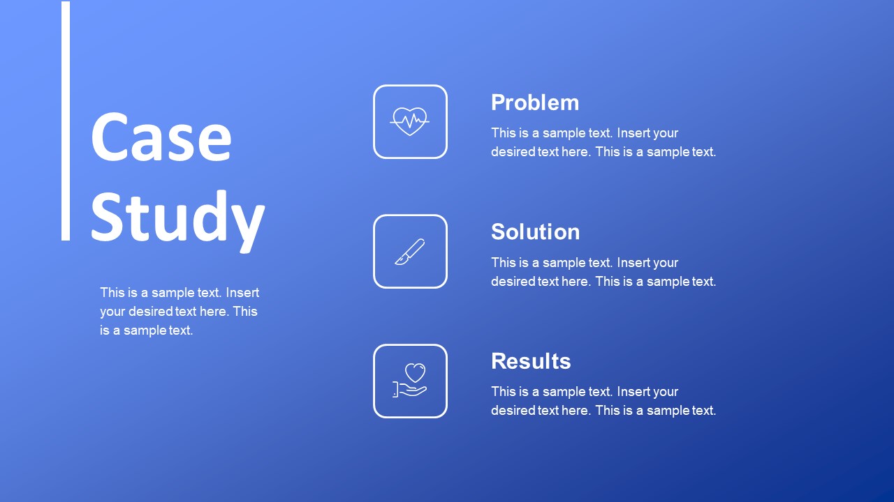 Medical Case Study PowerPoint SlideModel
