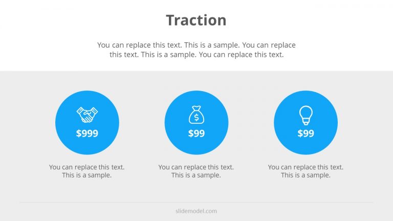 Traction Slide Design for Pitch Deck Presentations - SlideModel
