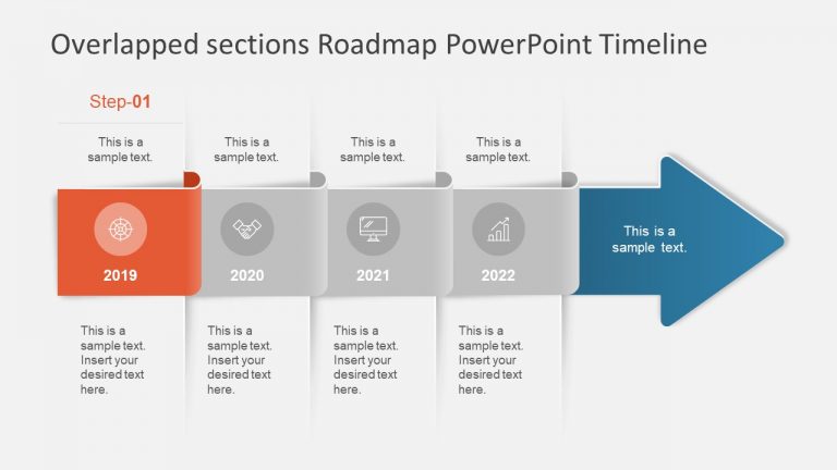 Timeline Presentation of Horizontal Sections - SlideModel