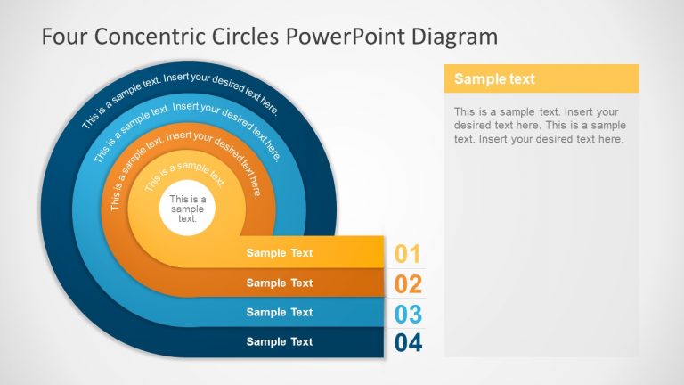 PowerPoint Diagram of Concentric Circles - SlideModel