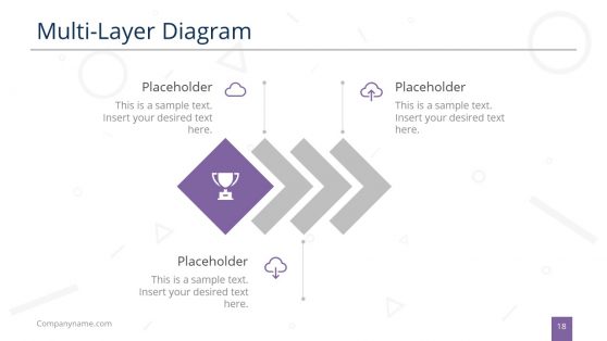 Multilayer Diagram Cloud Computing Symbol - SlideModel