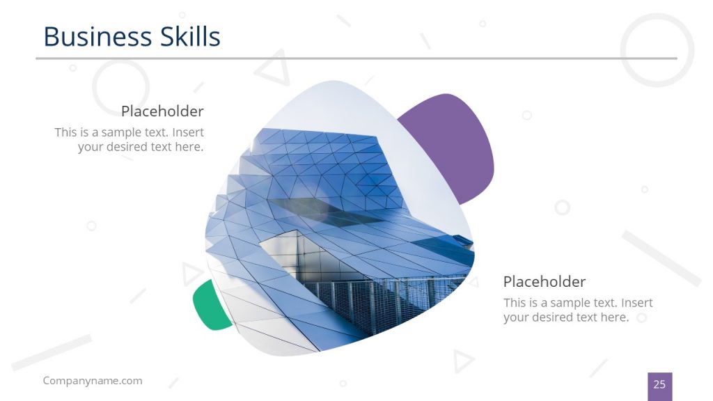 Business Presentation Slide Desk for Skills - SlideModel