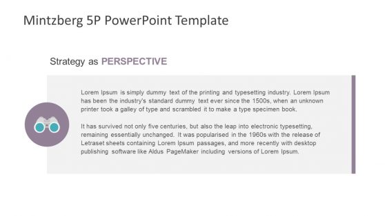 Perspective Template Mintzberg 5Ps - SlideModel